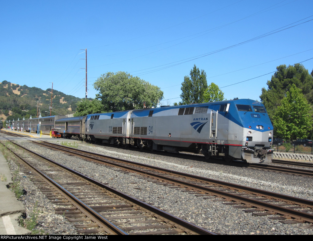 Amtrak 6 at Martinez